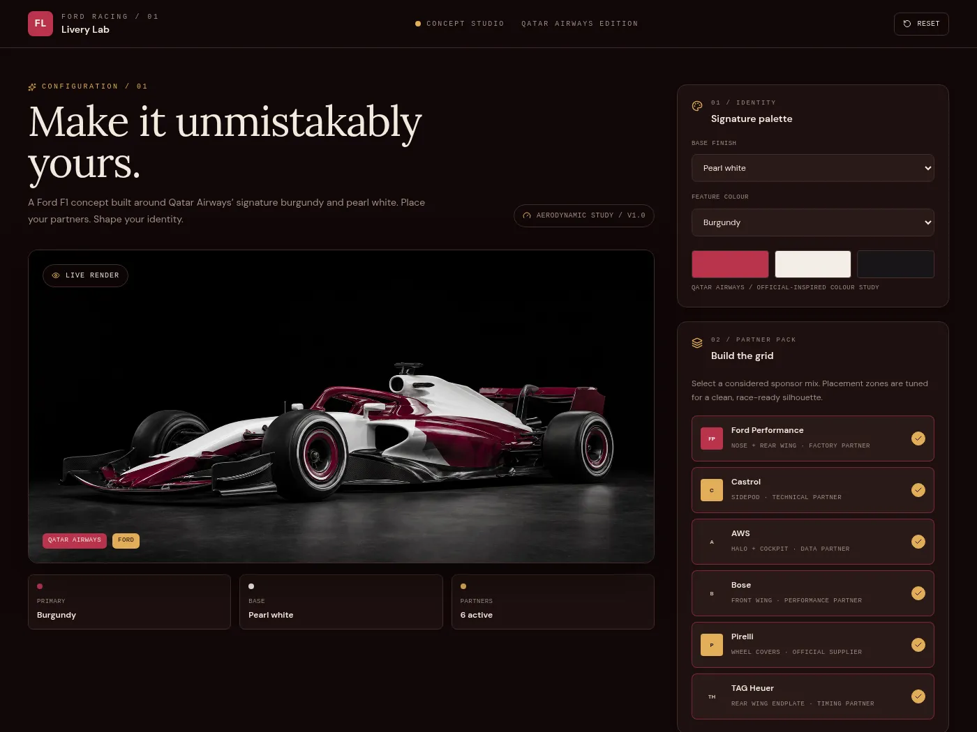F1 Livery Creator