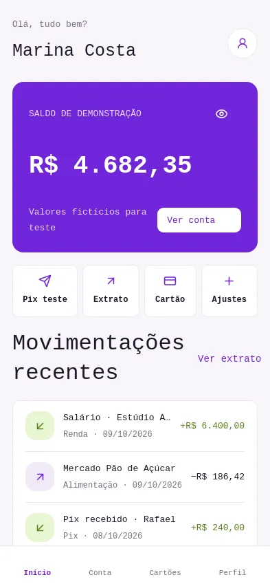 NuFin Demo App