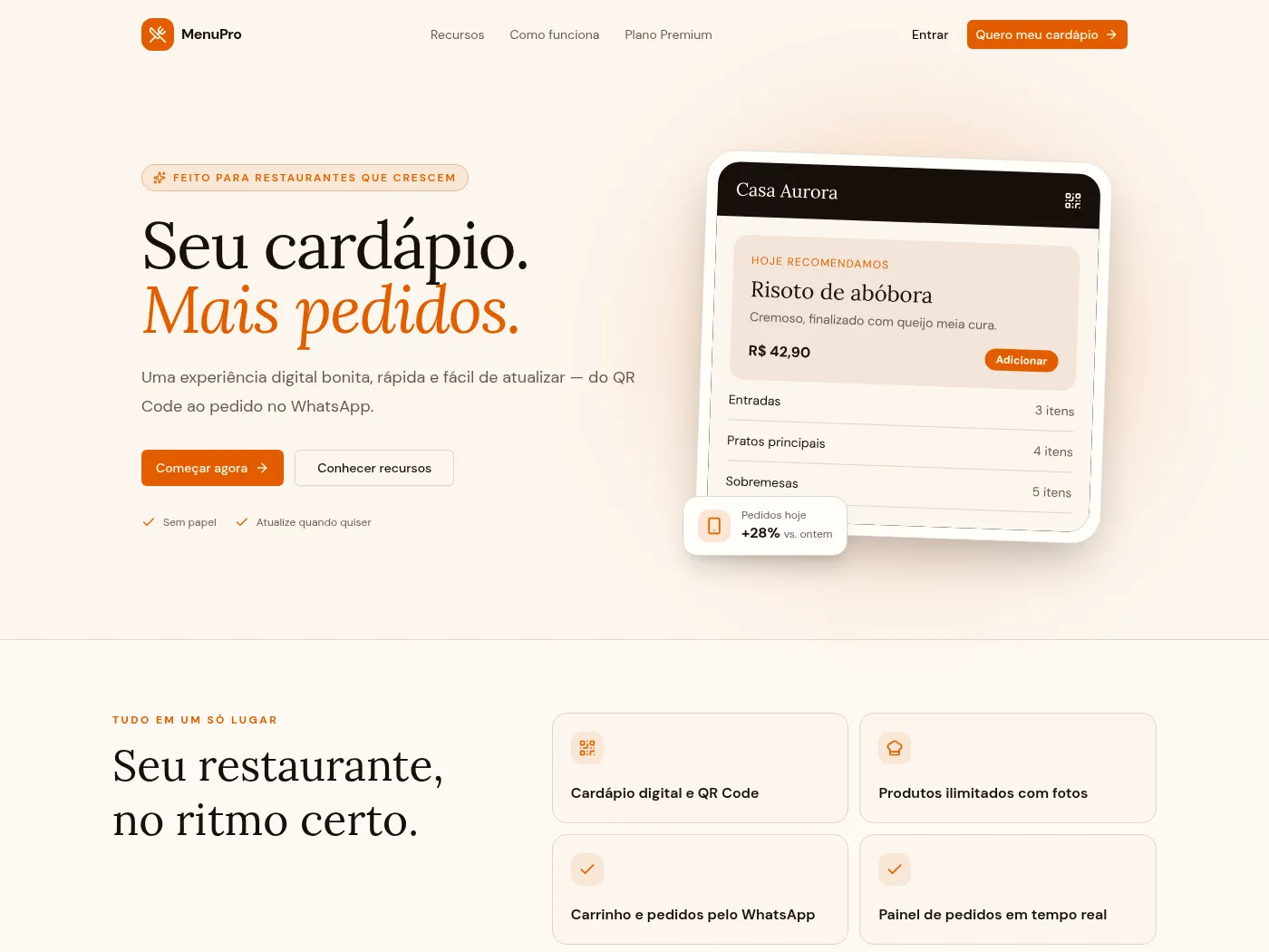 MenuPro SaaS Platform