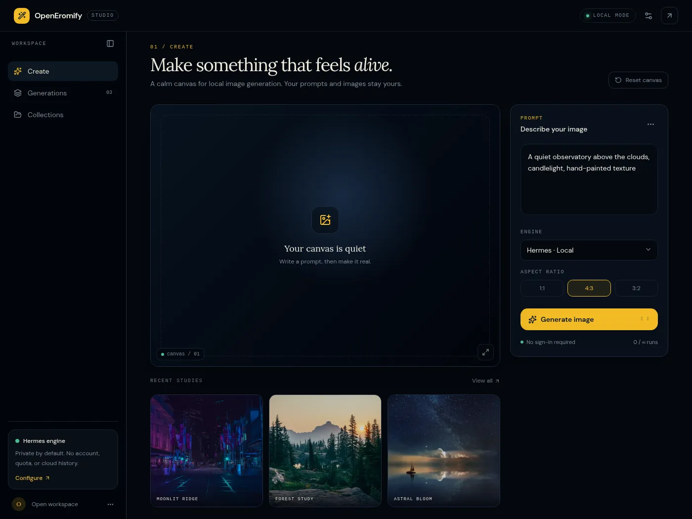 OpenEromify AI Studio