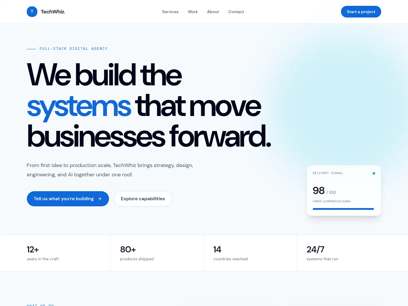 TechWhiz Agency Site
