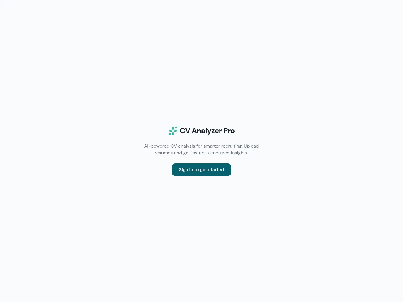 CV Analyzer Pro
