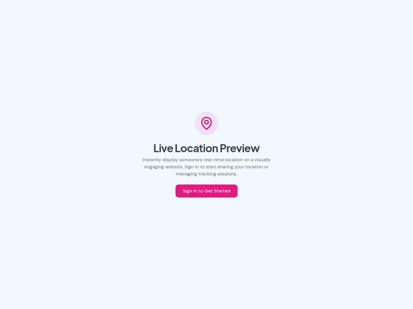 Live Location Preview