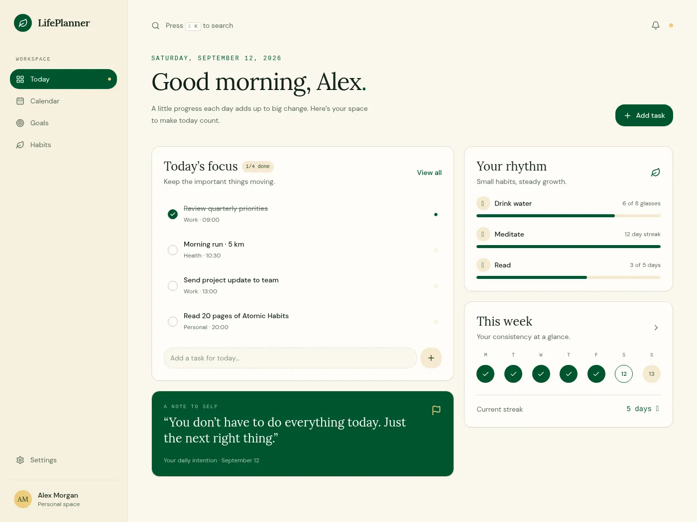 LifePlanner Hub