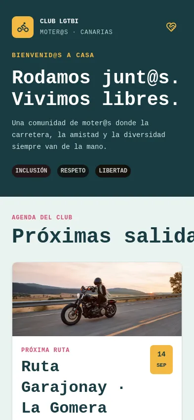 LGTBI Bikers Canarias App