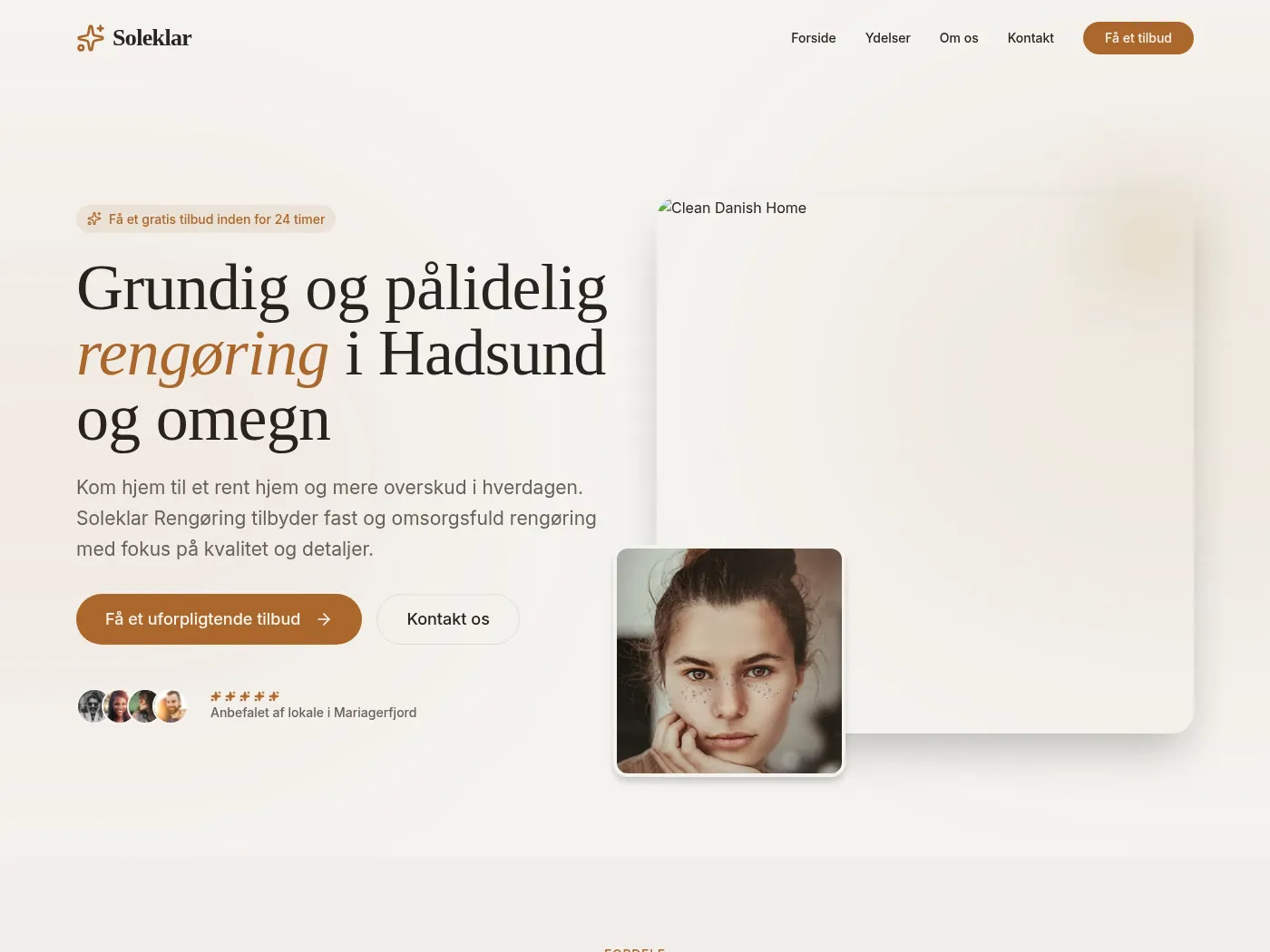 Soleklar Cleaning Website