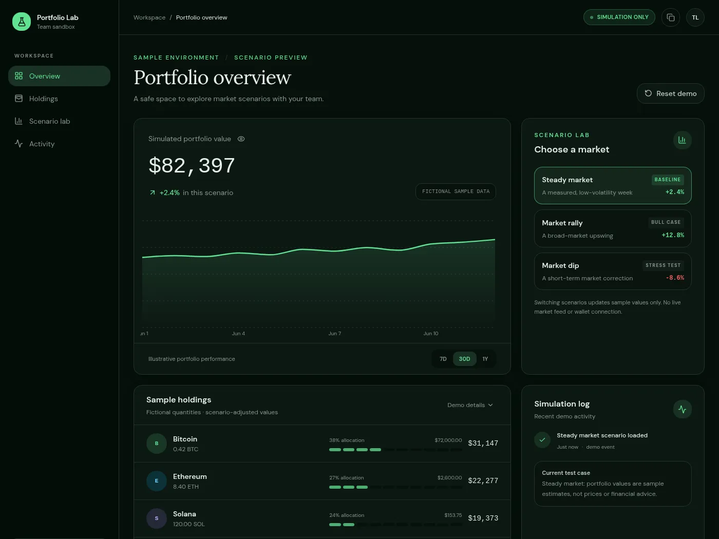 Phantom Wallet Simulator