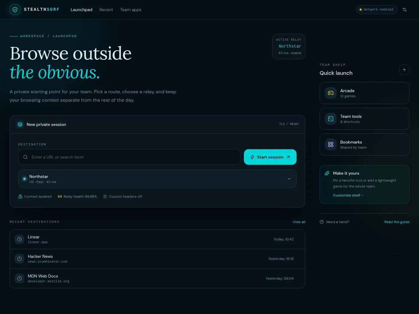 StealthSurf Proxy Hub