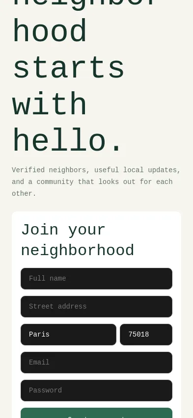 NeighborNet