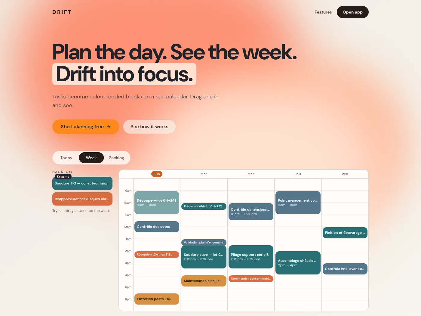 DRIFT Daily Planner (Remix)