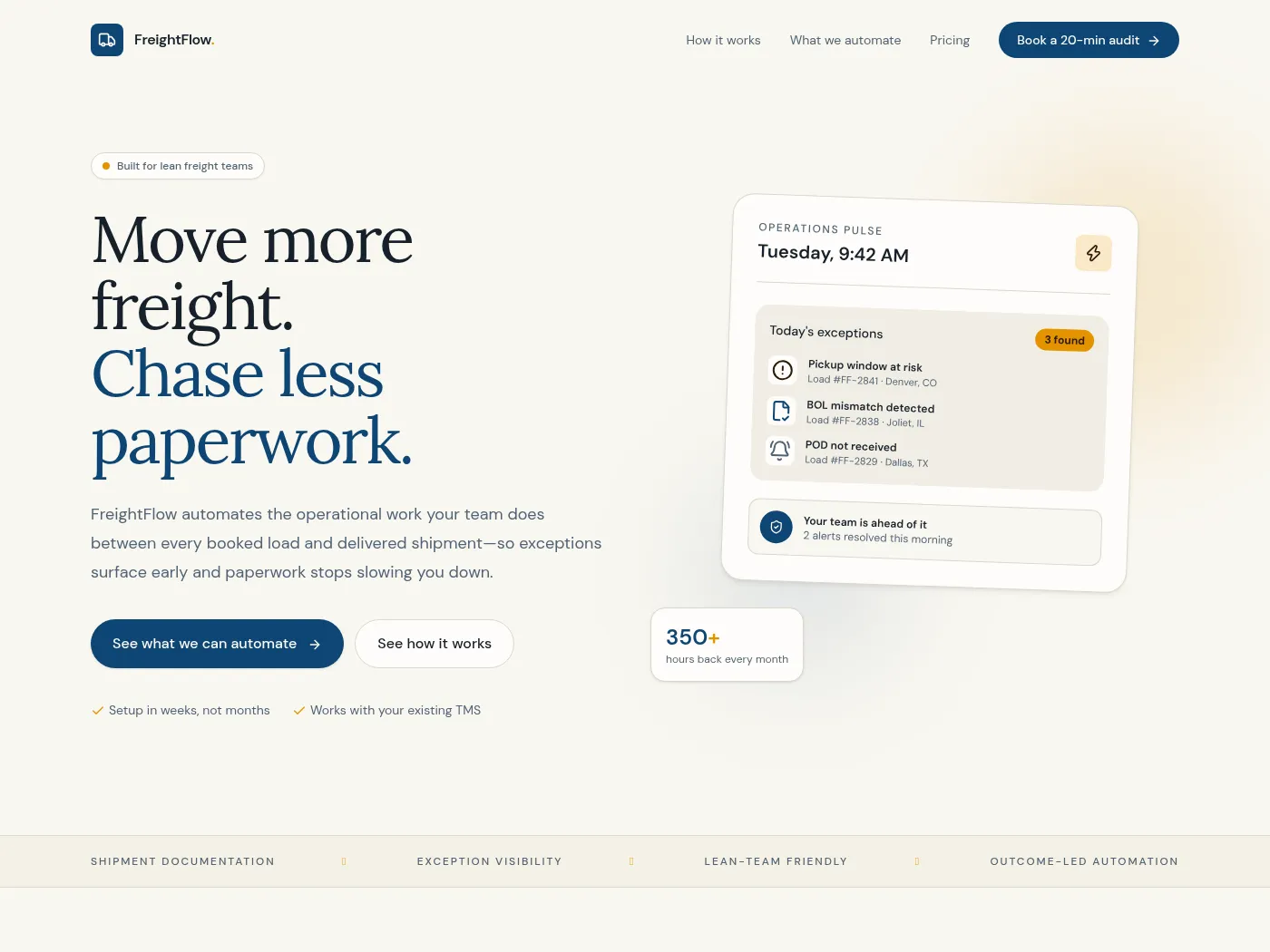 FreightFlow Automator