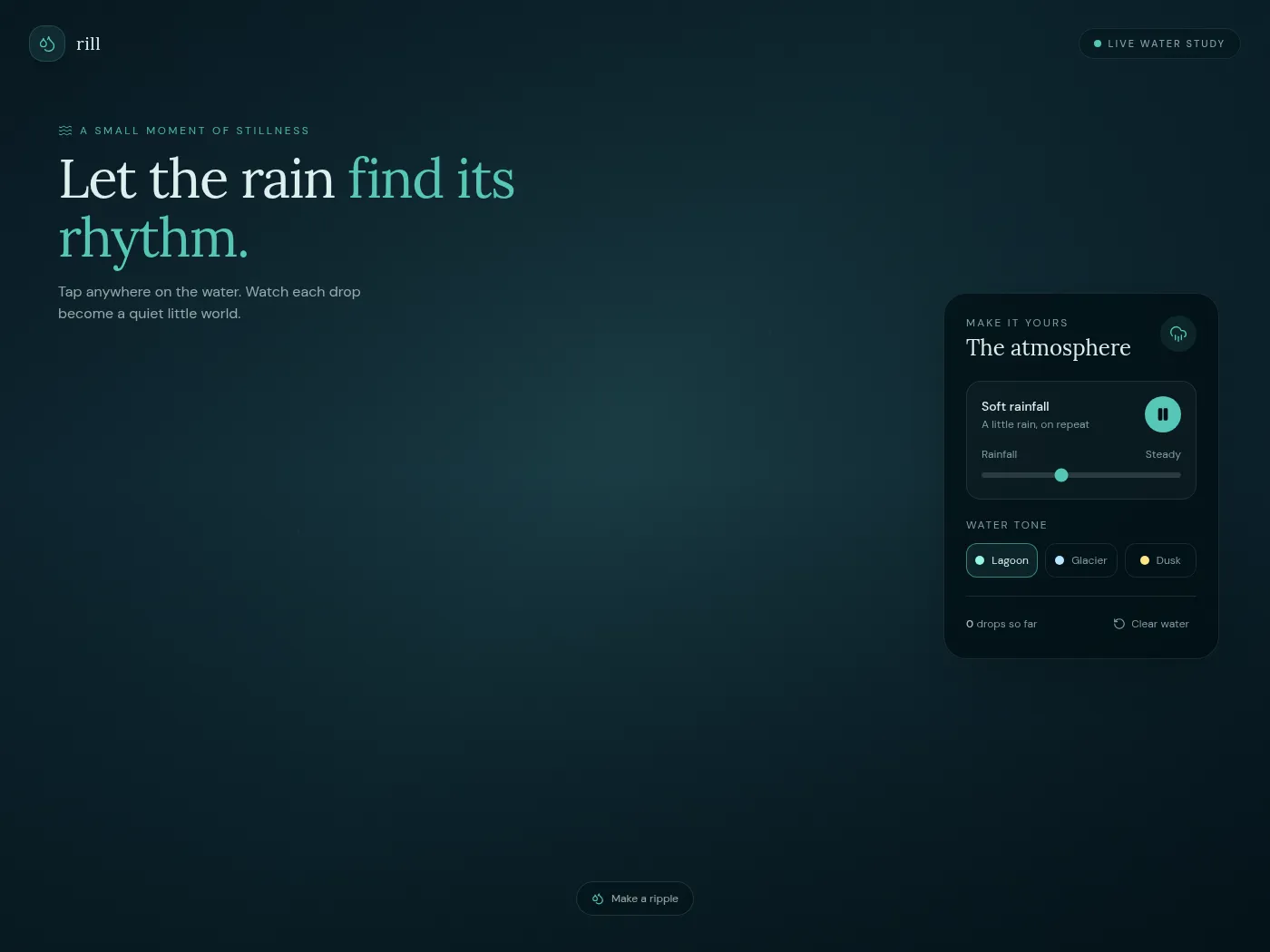Raindrop Visualizer