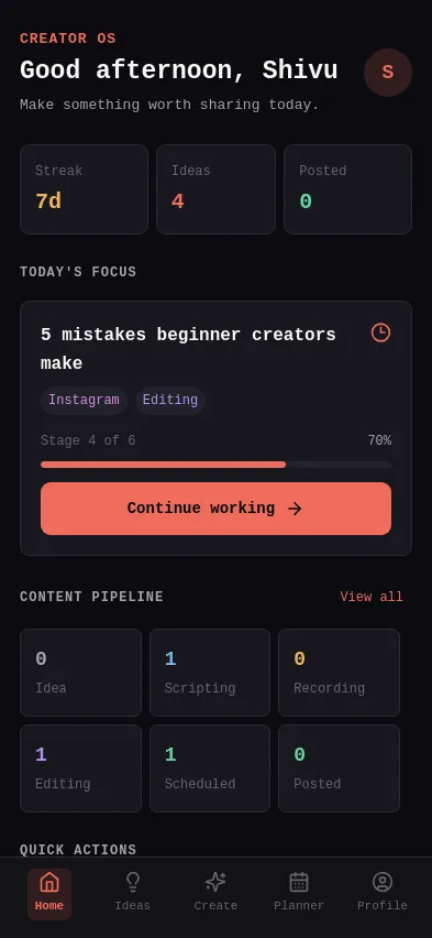 Creator OS