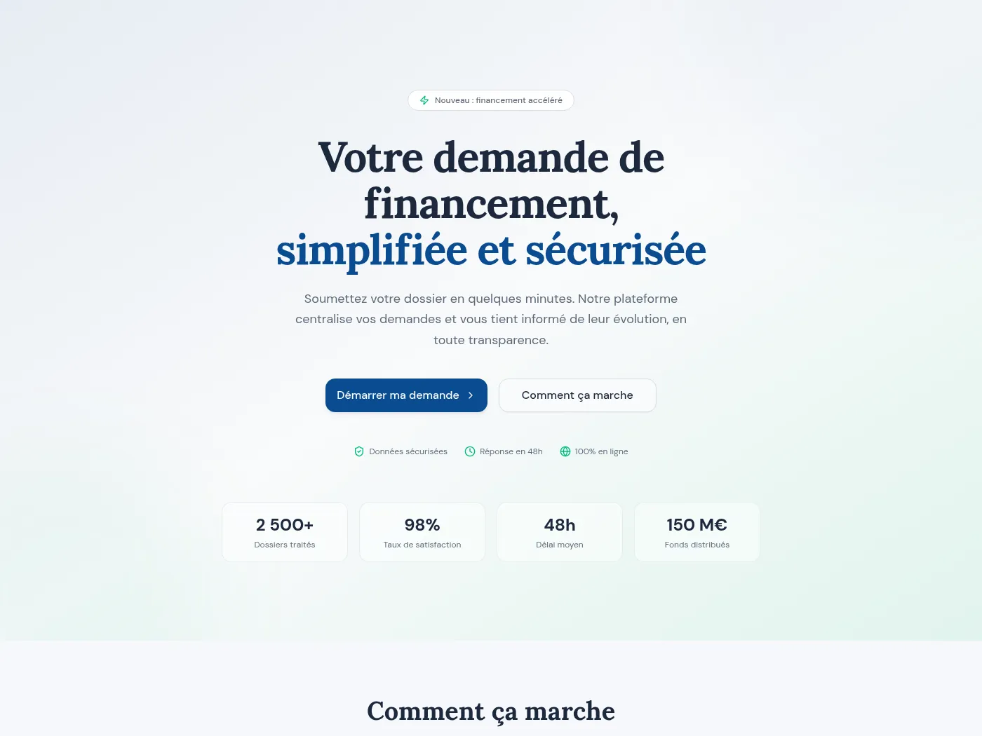 Online Funding Request