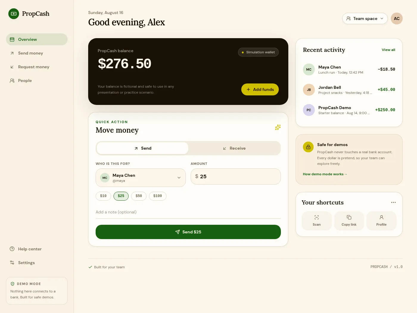 PropCash Simulator