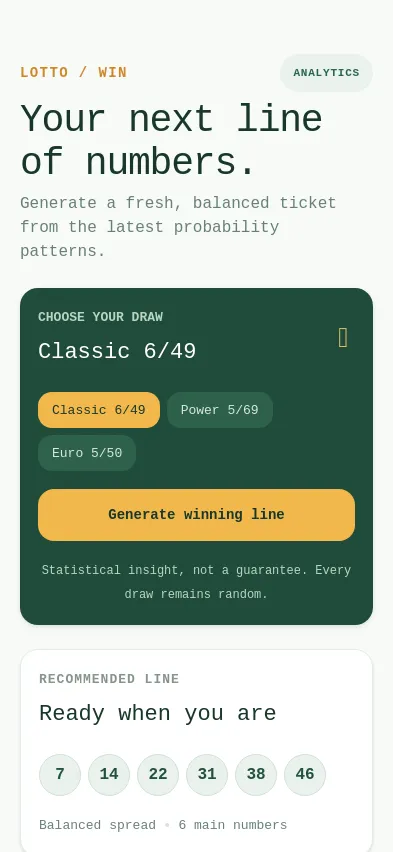 LottoWin Predictor