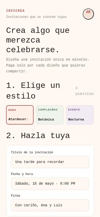 InviCrea Móvil