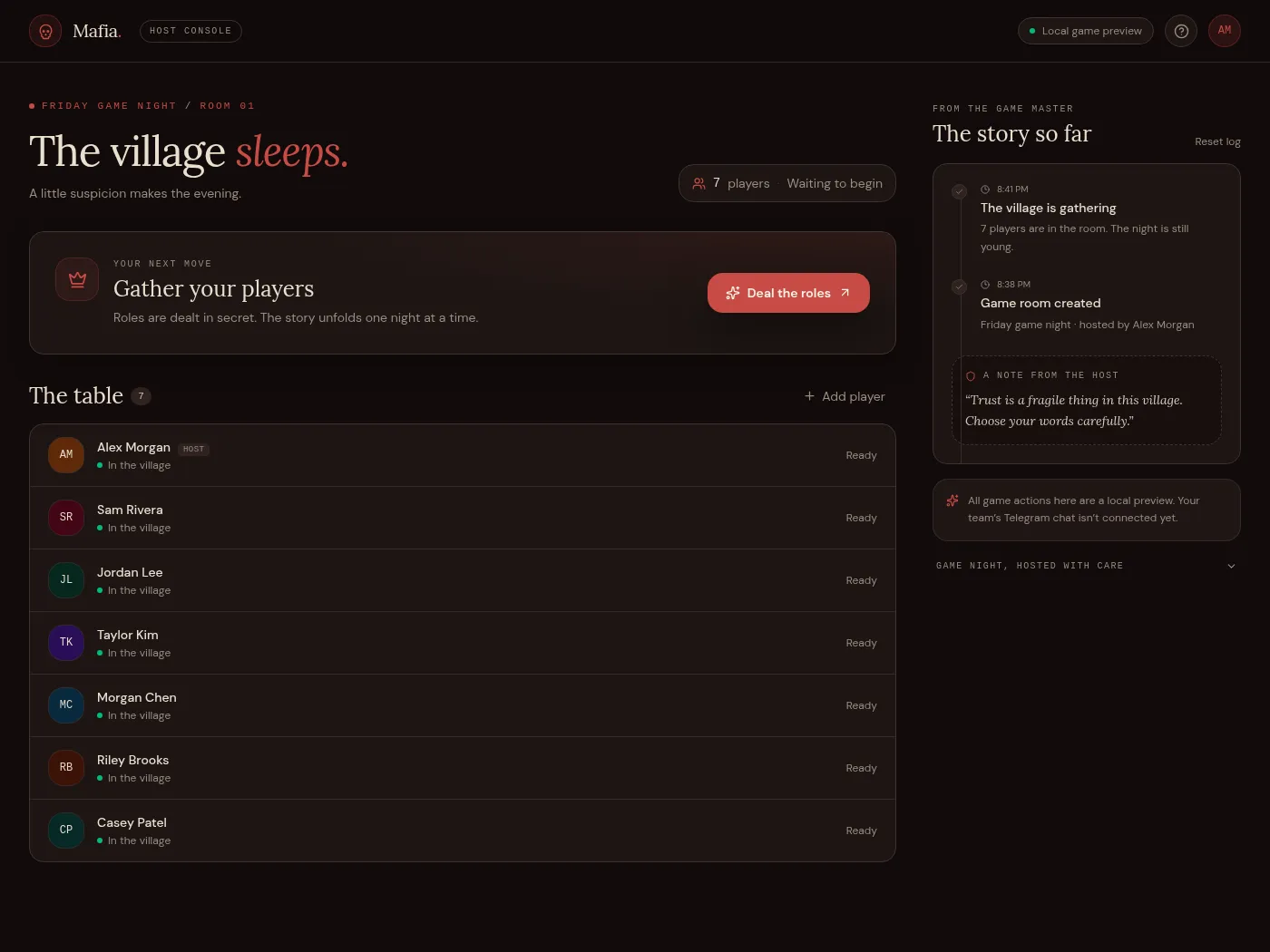 Mafia Telegram Bot