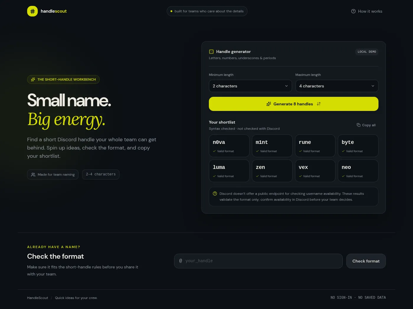 Discord Name Checker