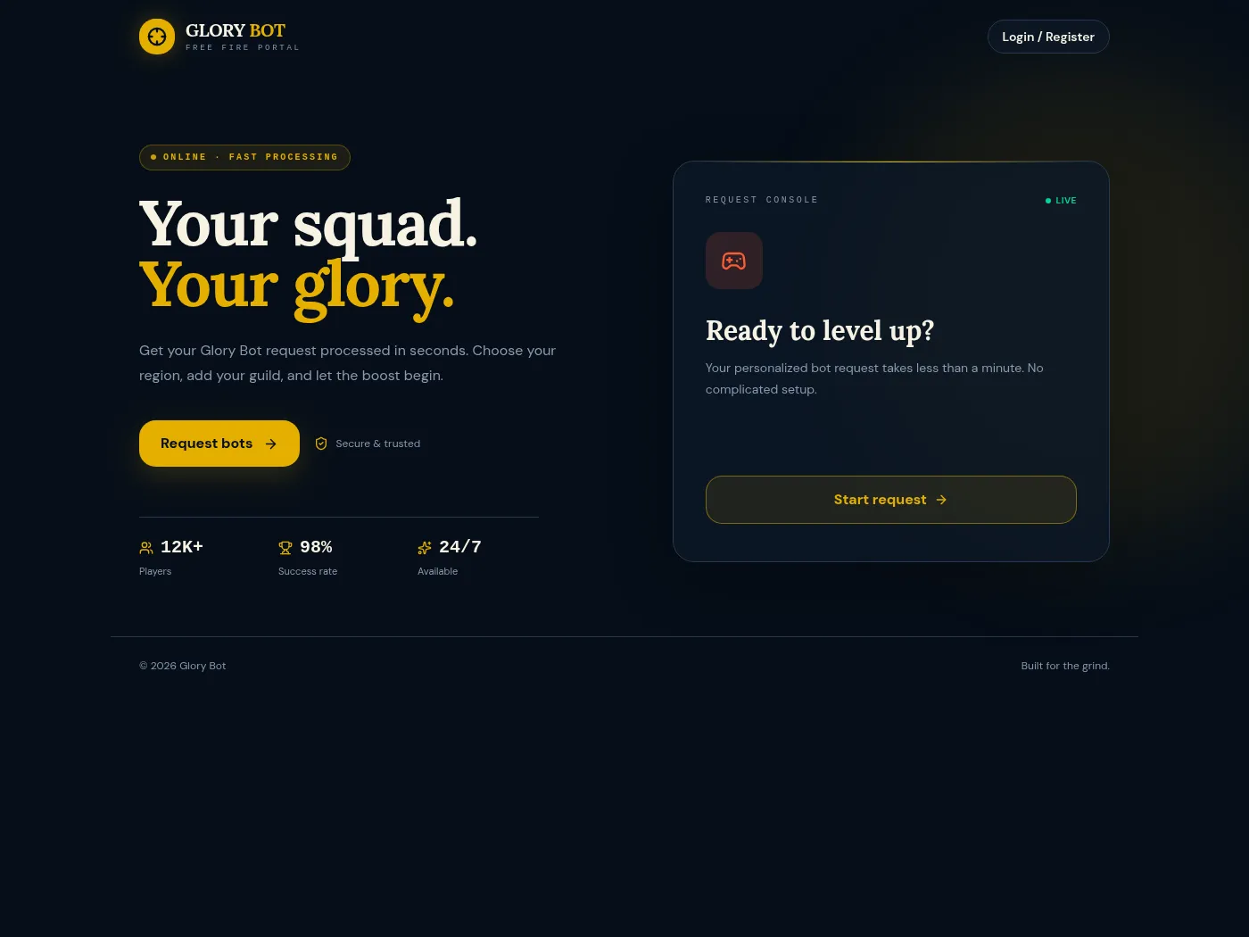 Glory Bot Portal