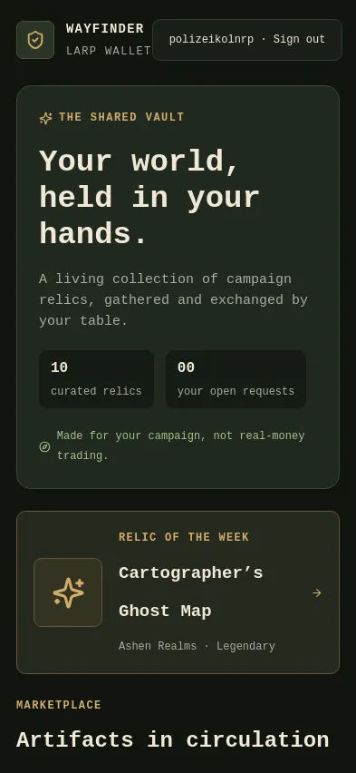 LARP Wallet Hub