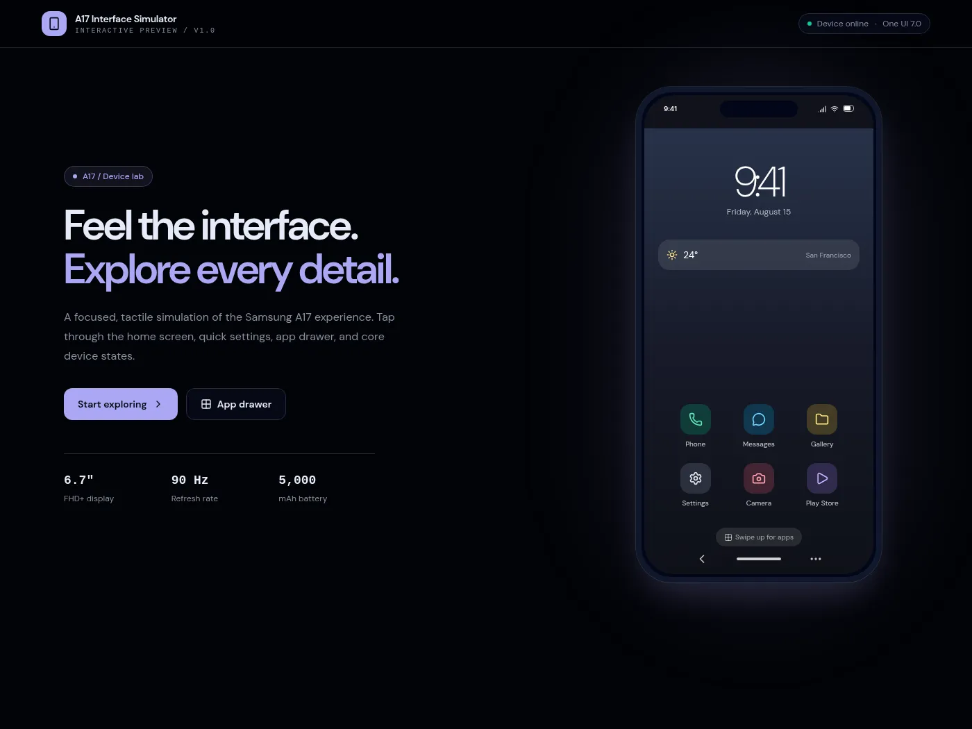 A17 Interface Simulator