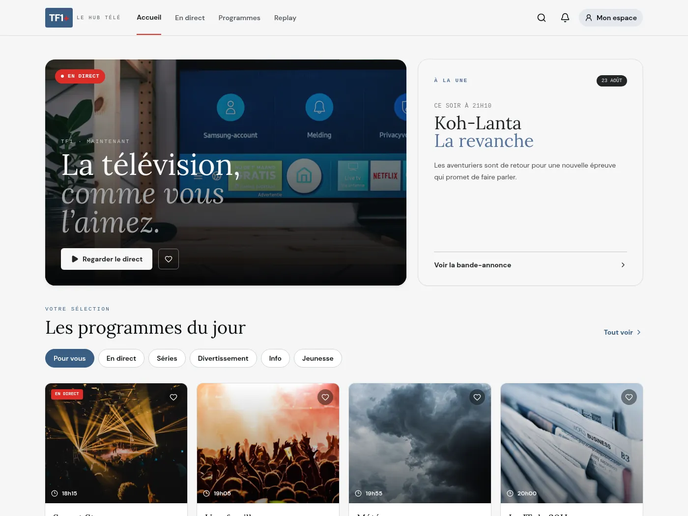 TF1 Hub
