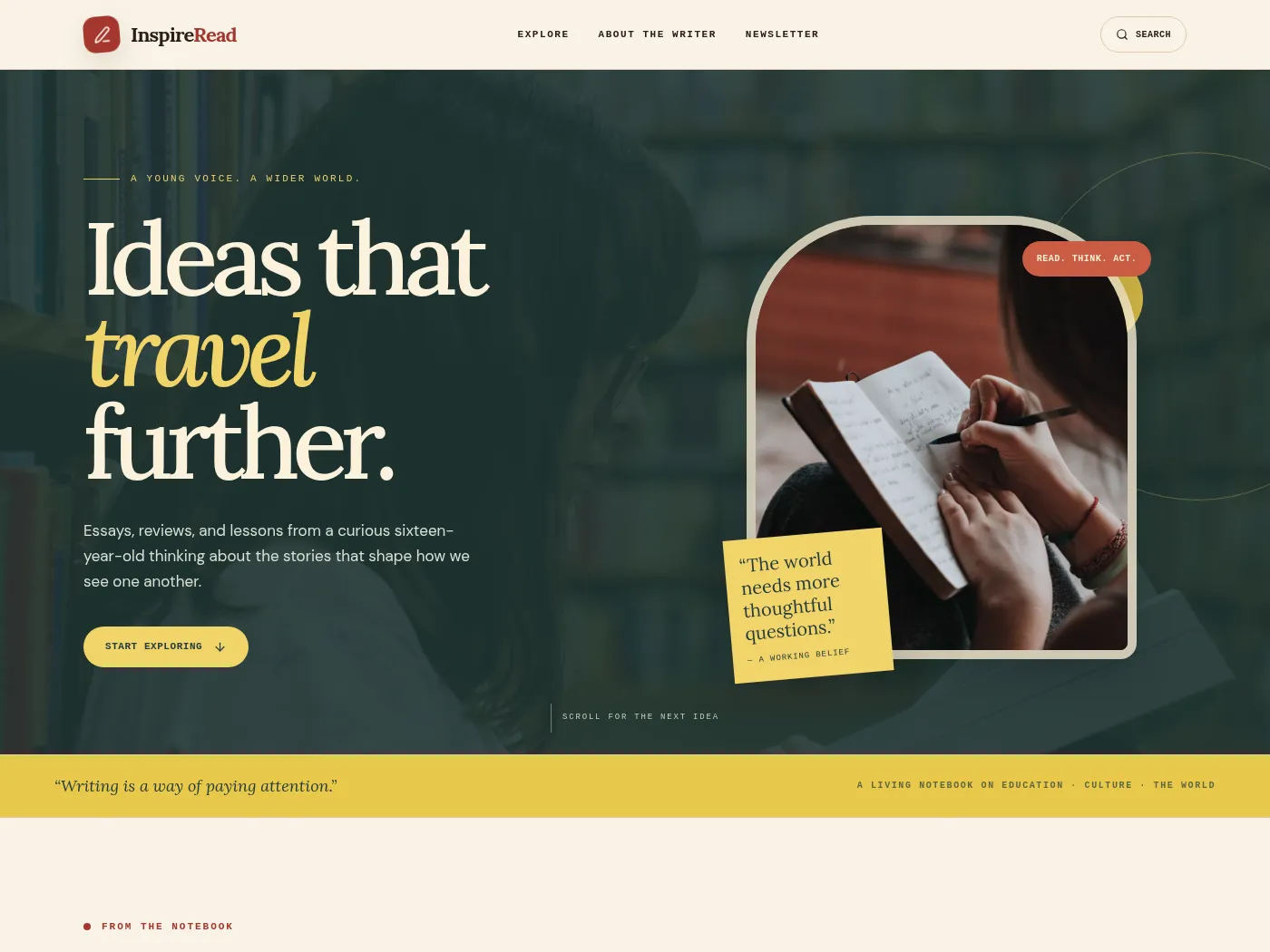 InspireRead Essays Hub