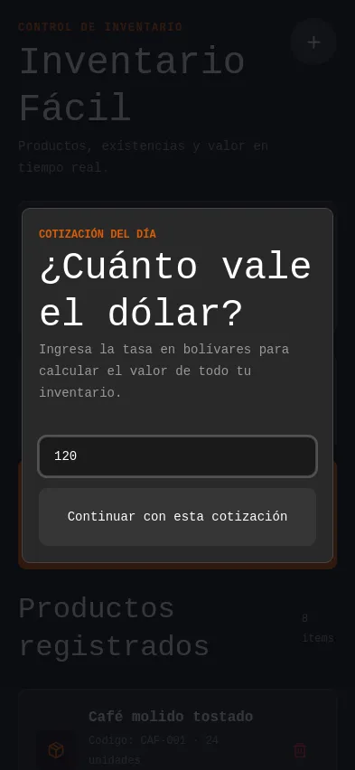 Inventario Fácil Móvil