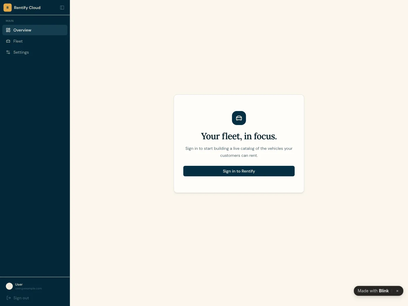 Rentify Cloud