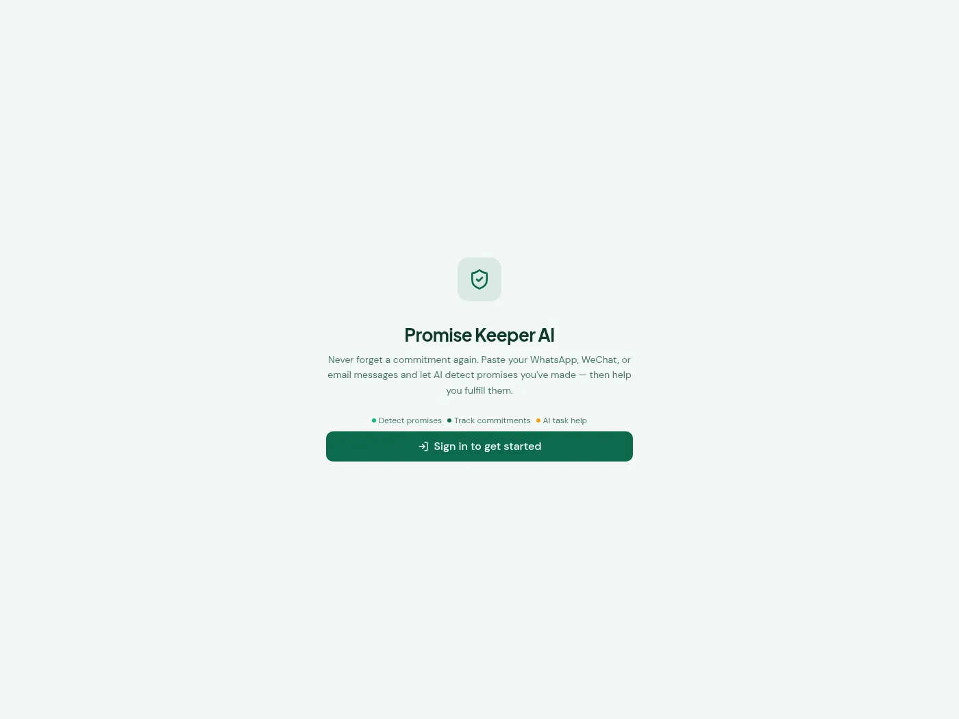 Promise Keeper AI