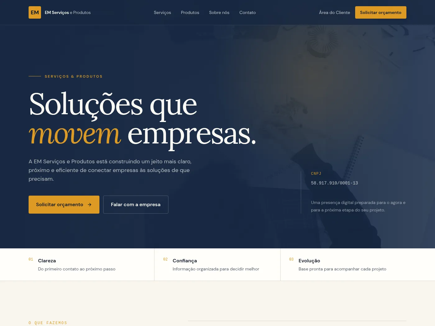 EM Serviços Pro Portal