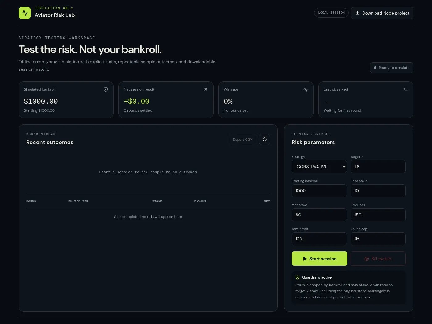 Aviator Bot Simulator