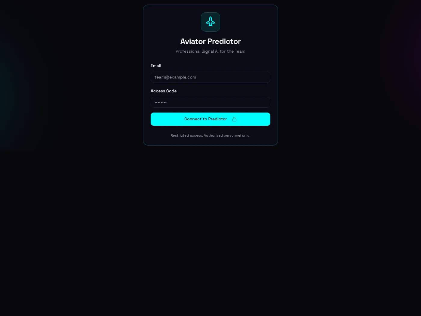 Aviator Signal Predictor