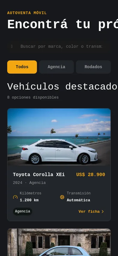 AutoVenta Móvil