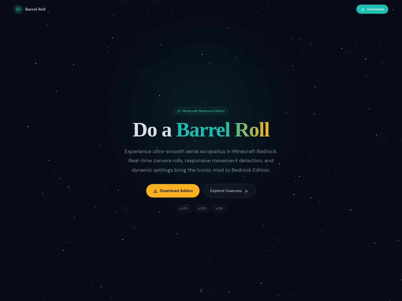 Barrel Roll Addon