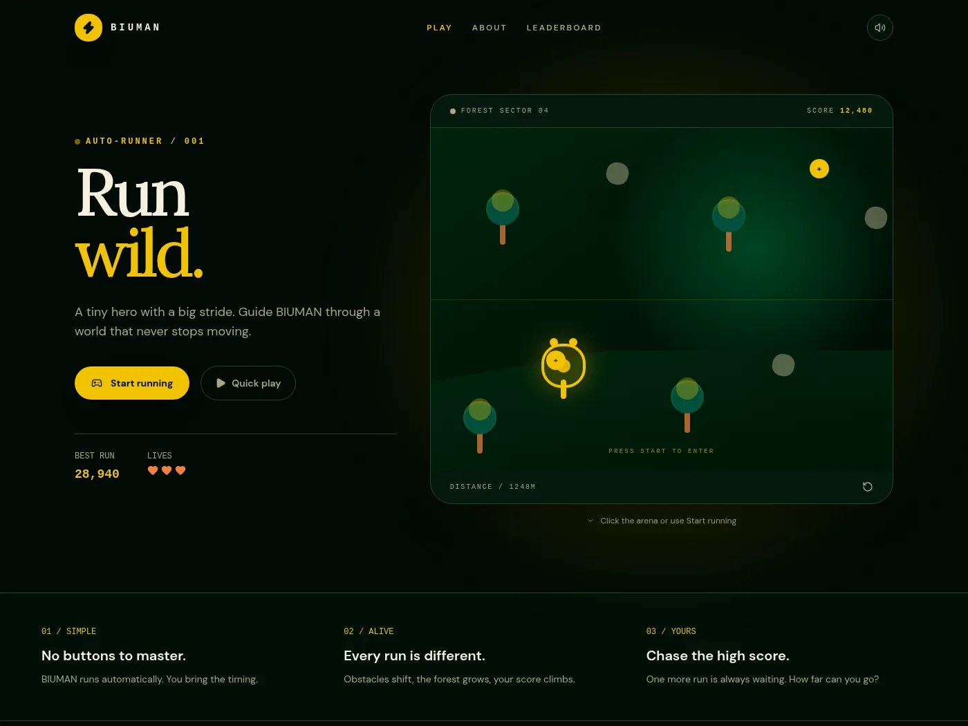 BIUMAN Game Portal