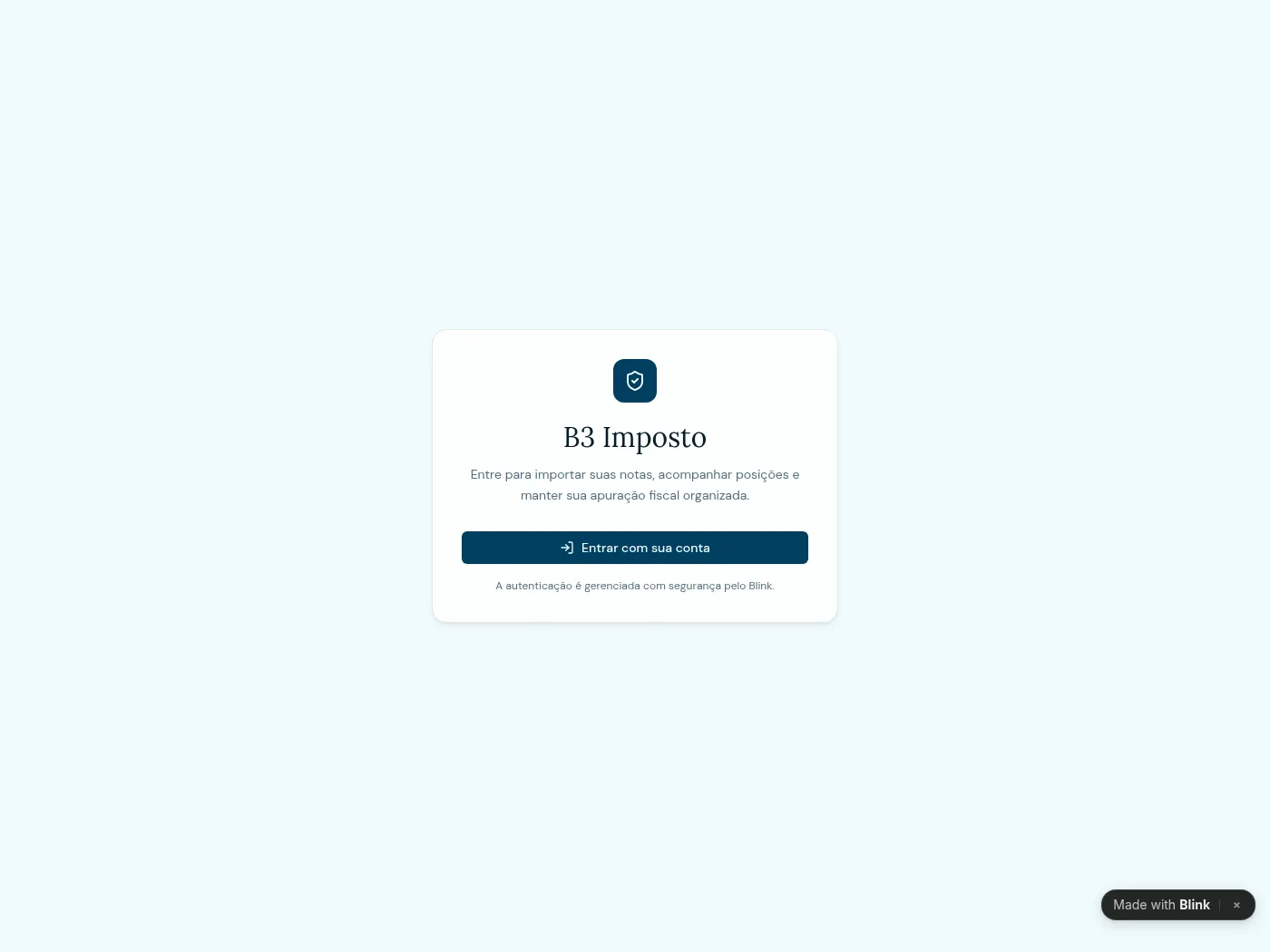 B3 Imposto Web