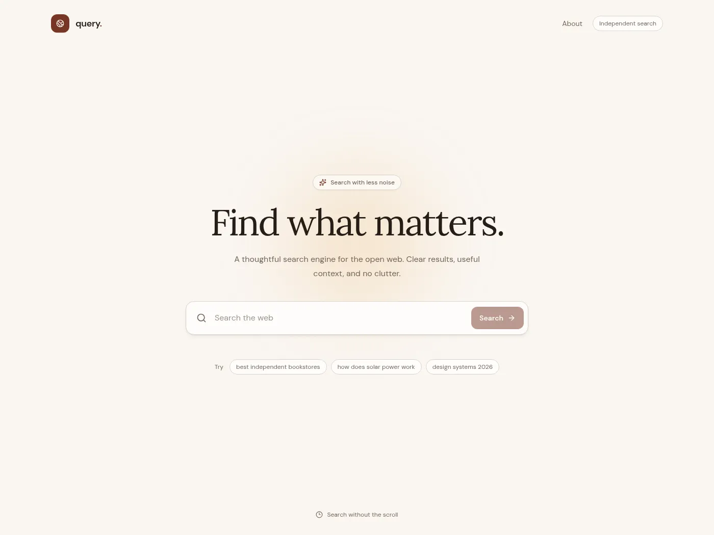 Query Search Engine