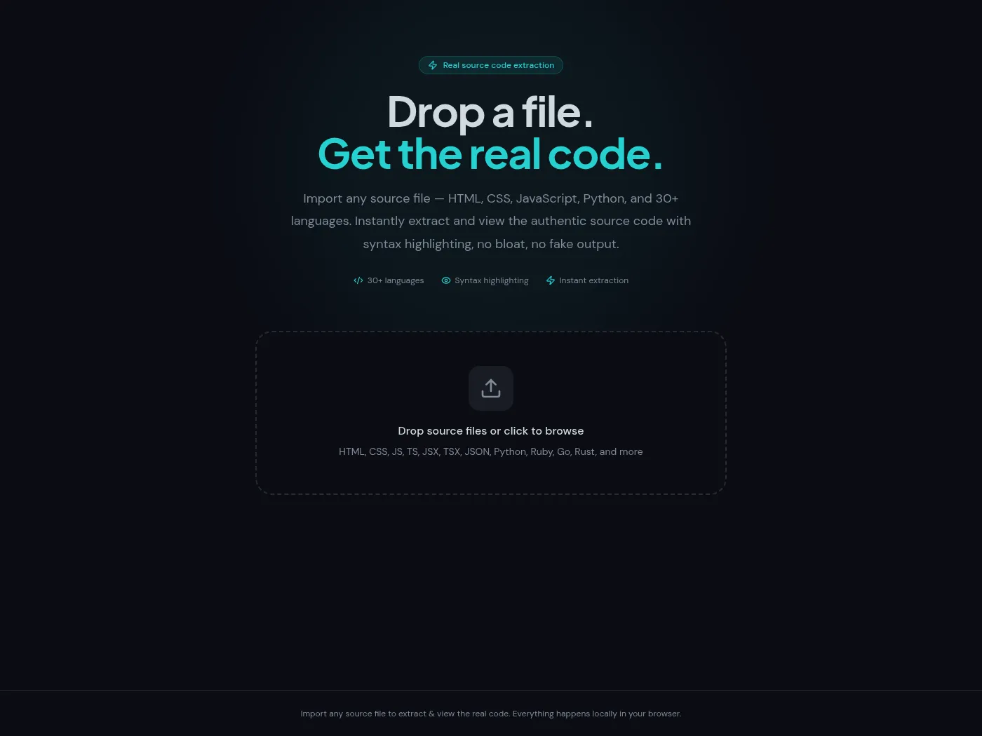 Code Extractor Hub