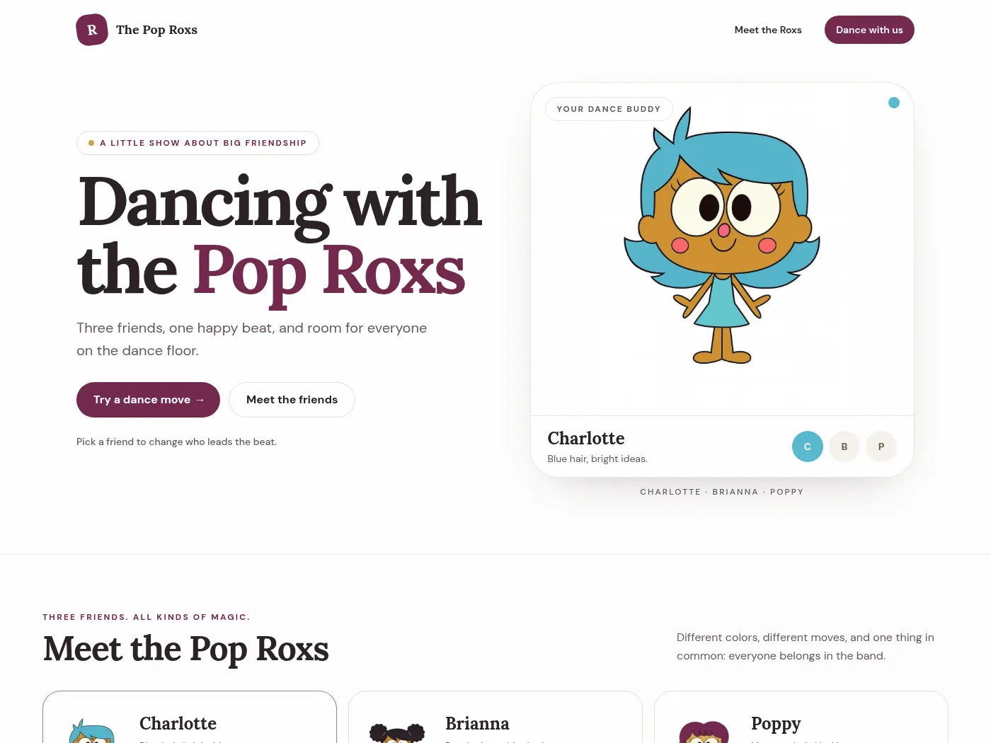 Dancing with the Pop Roxs
