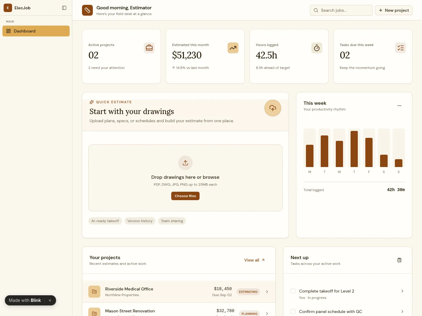 ElecJob Estimator