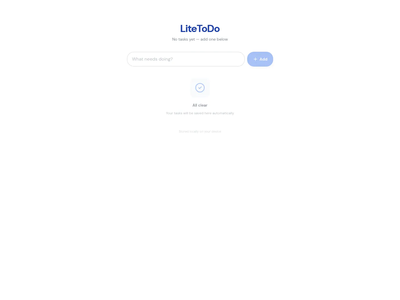 LiteToDo Web