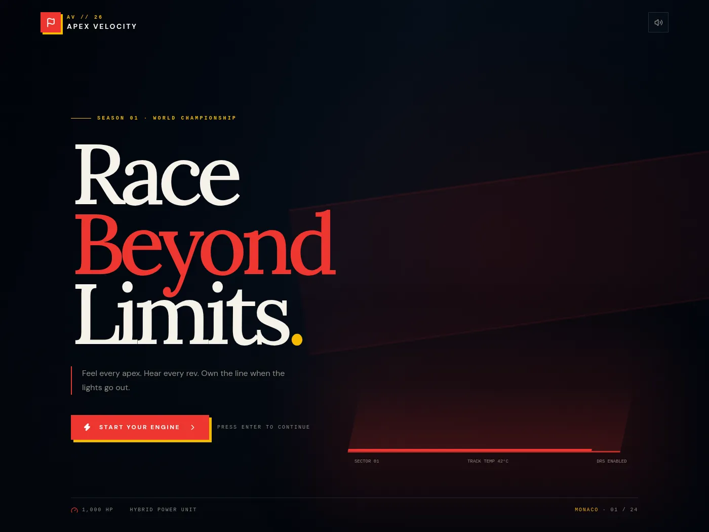 F1 Game Intro Maker
