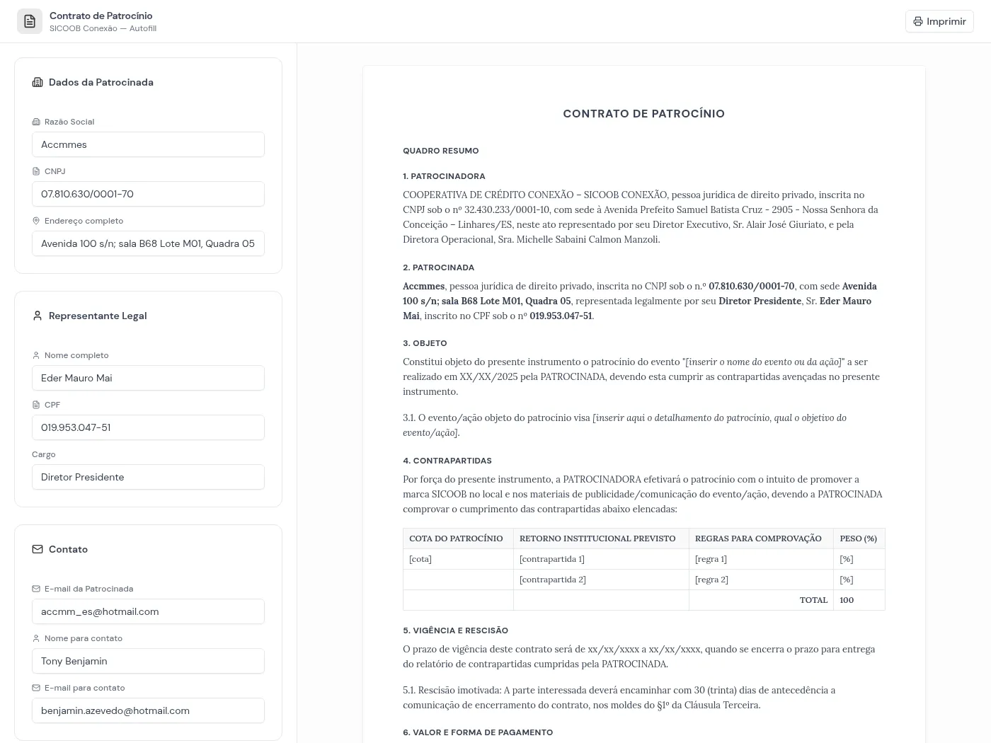 Contrato Autofill Web