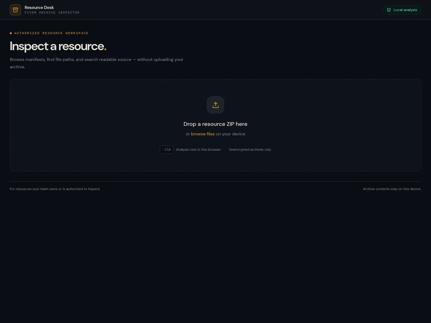 FiveM Resource Analyzer