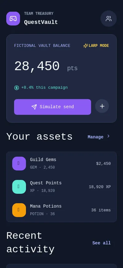 LARP Phantom Wallet Sim