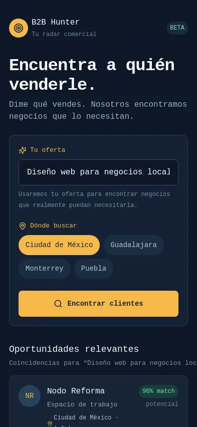B2B Hunter App