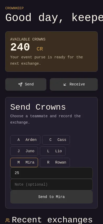 LARP Wallet Mobile