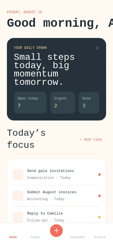 MotivaZen Productivity App